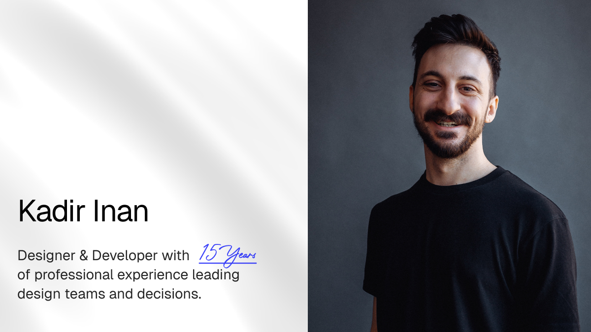 UIX - UI & UX Design - Personal Portfolio of Kadir Inan